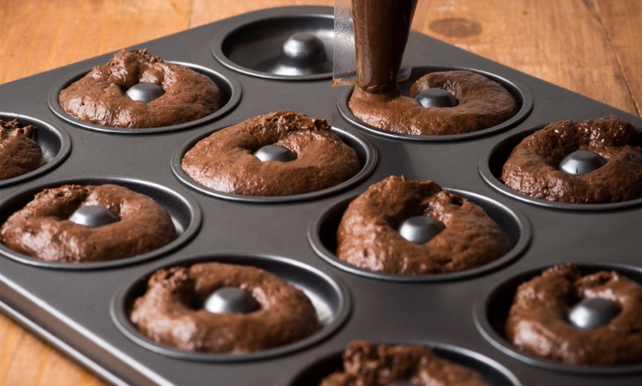 Donuts de Chocolate Receita | Dr. Oetker